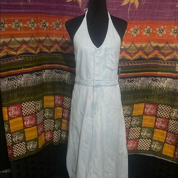 Universal Thread | Dresses | New Universal Thread Denim Halter Dress ...